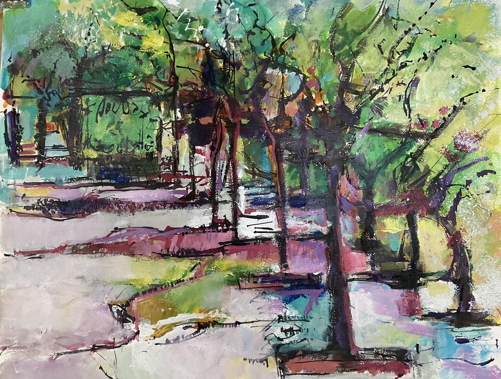 David Hinchliffe artist talk at the Secret Gallery, Newent, on 2 ...