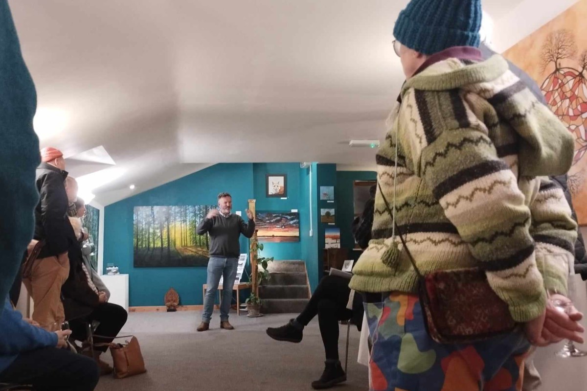 Mark Jenkins artist talk at the Secret Gallery, Newent, on 29 November 2024 – Canopy Creative ...