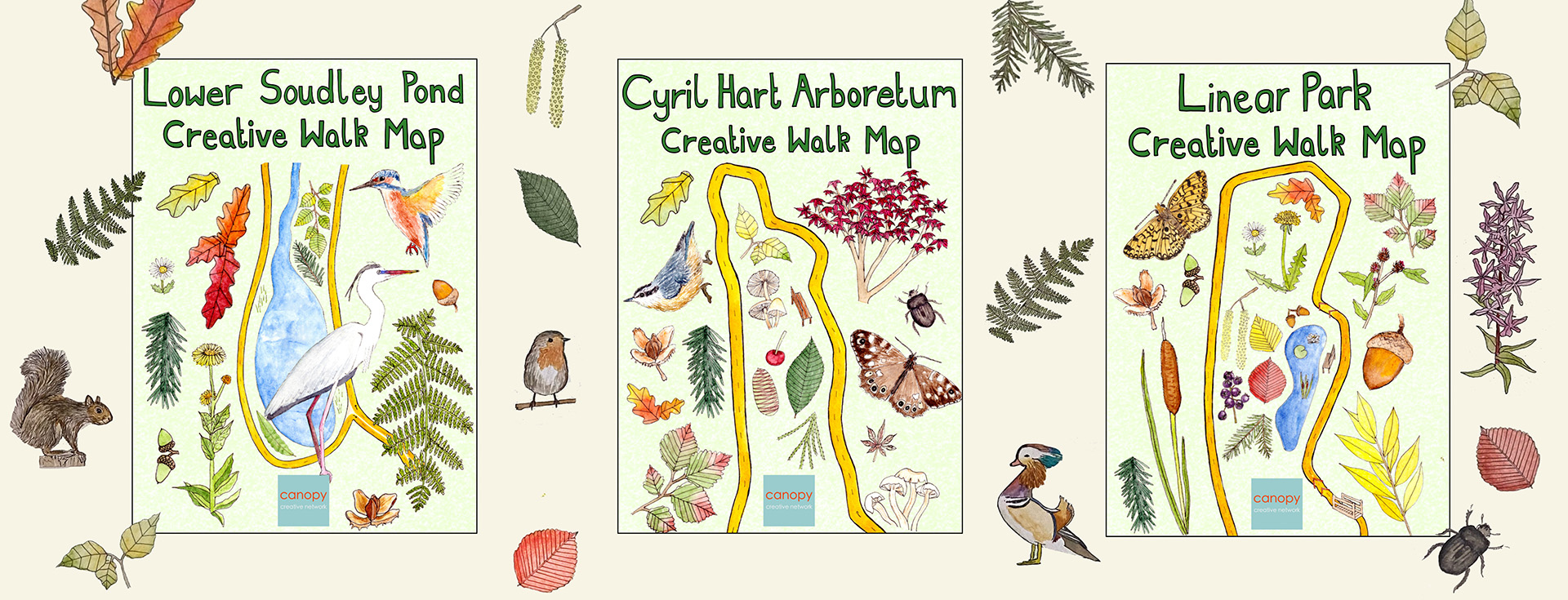 Creative Walk Maps – Canopy Creative Network