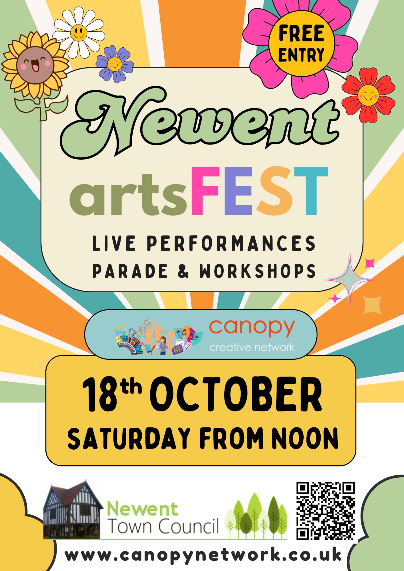 Newent artsFEST 2025 – Canopy Creative Network